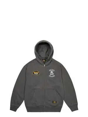 PALACE Palace X Neighborhood Skull Zip Hood Charcoal