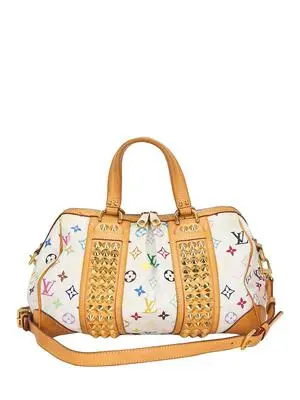 LOUIS VUITTON Monogram Courtney Mm Handbag - White