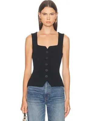 Staud Marisa Vest - Black