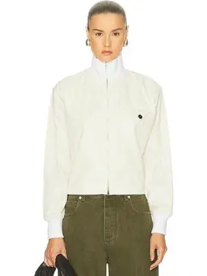 Bottega Veneta Twill Zipped Jacket - Frosting