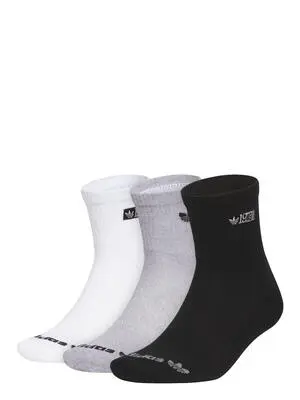 Adidas Originals Unfair Way 3-pack High Quarter Socks - White