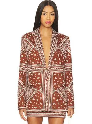 Amanda Uprichard Grady Blazer - Montana Print