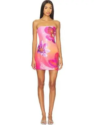 RUNAWAY THE LABEL Ibiza Mini Dress - Cosmo Ombre