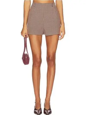 Astr The Label Gisselle Shorts - Brown