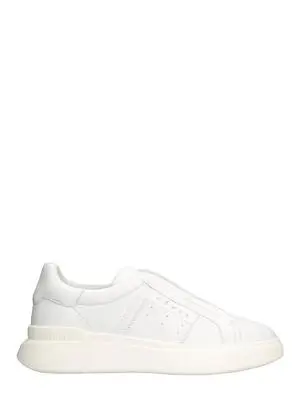 Hogan Fascia Leather Trainers - White
