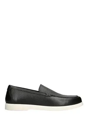 LOAKE Leather Loafers - Black