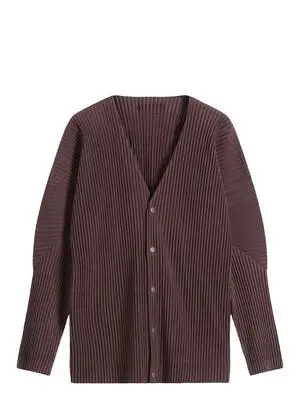 Issey Miyake Button Down Cardigan - Edge Brown