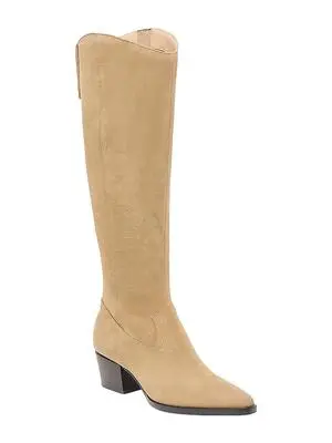 Dolce Vita Virona H20 Tall Boots - Dark Taupe Suede