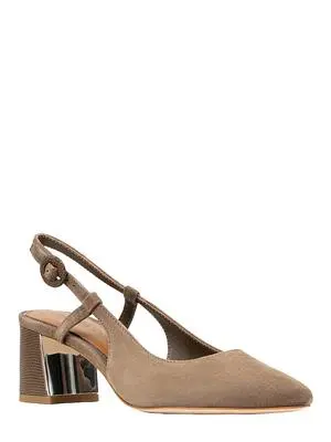 DONALD PLINER Slingback Pumps - Bark