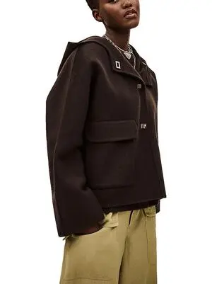 Ba&sh Kove Coat - Chocolate