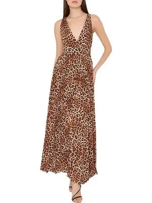 MILLY Oria Leopard Dress - Multi