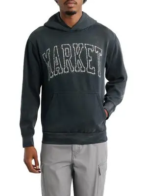 MARKET Arc Logo Hoodie - Pirate-black