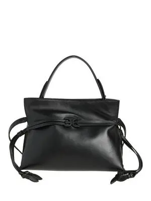 Sam Edelman Small Poppy Drawstring Leather Crossbody Bag - Black