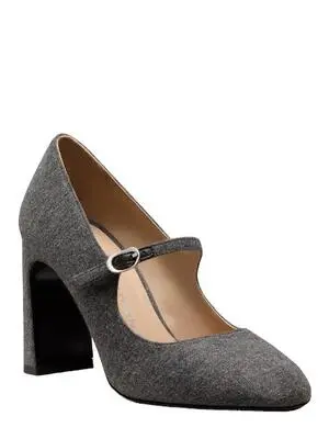 STUART WEITZMAN Babette Mary Jane 85 Pump - Slate