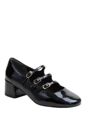 Linea Paolo Mariana Mary Jane Pump - Black