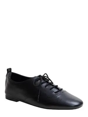 Linea Paolo Mirna Oxford Flat - Black