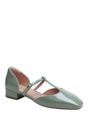 Linea Paolo Coralee Leather Mary Jane Pumps Jade