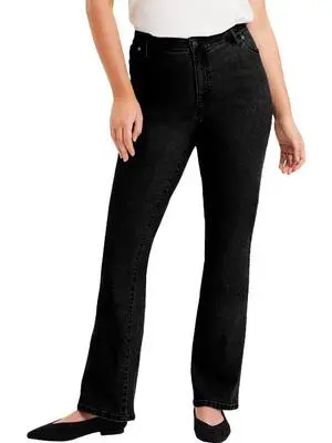 JUNE + VIE June + Vie Fit Bootcut Jeans Black
