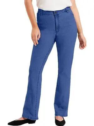 JUNE + VIE June + Vie Fit Bootcut Jeans Medium Blue