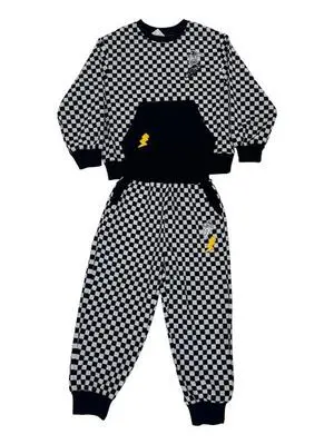 LOLA + THE BOYS Checker Astro Patch Set - Black