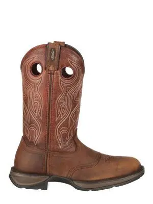 Durango Saddle Western Boot - Dusk Velocity And Bark Brown