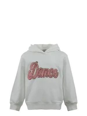LOLA + THE BOYS Crystal Dance Hoodie - White