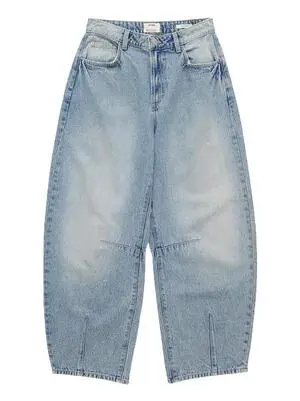 COTTON ON Curvy Barrel Jean - Movin Blue