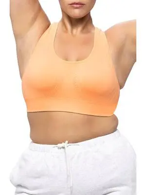 UNDEROUTFIT The Nowsunday Racerback Sports Bra - Shell Coral