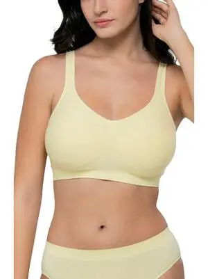 UNDEROUTFIT The Comfort Shaping Bra With Adjustable Straps Banana