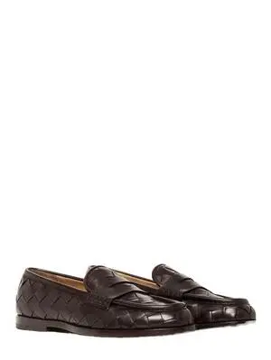 SCAROSSO Gerald Loafers Dark Brown - Calf