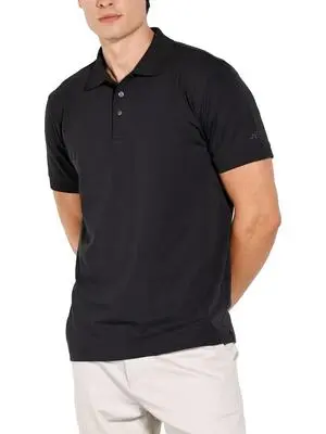 URBAN PERFORMANCE Pima Cotton Tech Polo With Uv Protection - Black