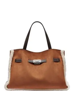Dkny Bryar Large Satchel - Walnut