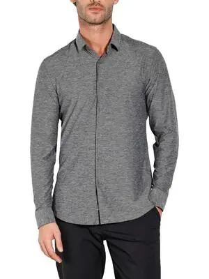 URBAN PERFORMANCE New Melange Long Sleeve Tech Shirt