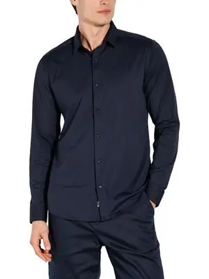 URBAN PERFORMANCE Long Sleeve Everyday Tech Shirt - Navy