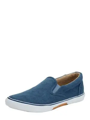 KINGSIZE Canvas Slip-on Shoes - Stonewash Navy