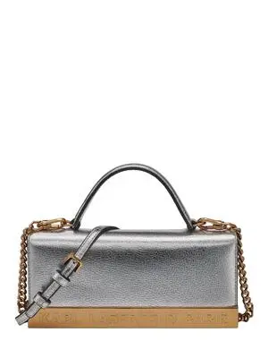 Karl Lagerfeld Paris Jacqueline Crossbody Silver/gold