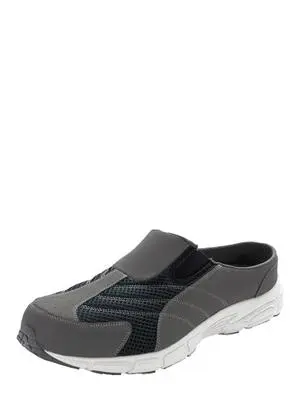 KINGSIZE Slip-On Swim Slides Grey Midnight Teal
