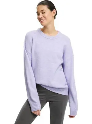 COTTON ON Luxe Crew Neck Sweater Lilac Marle