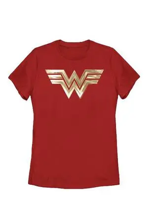 WONDER WOMAN 1984 Metallic Logo Graphic T-shirt - Red