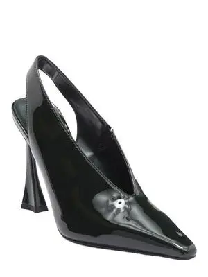 Jeffrey Campbell Alimony Slingback Pump - Dark Green Patent