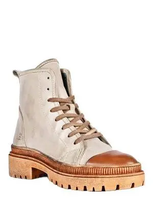 ROAN Kinship Leather Ankle Boots - Almond Bone Hd