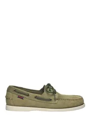 SEBAGO Portland Roughout Boat Shoes Green Military