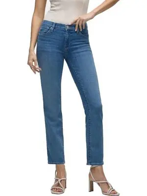 Hudson Jeans Nico Mid-rise Straight Ankle Jean - Sun Up