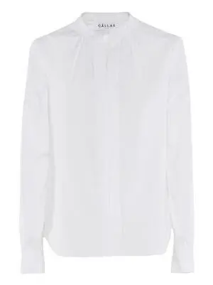 CALLAS MILANO Olympia Poplin Blouse - White