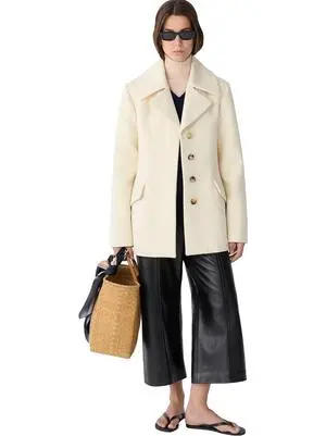 CALLAS MILANO Lucky Pea Coat - White
