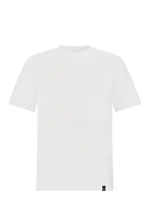 Boggi Milano Crewneck Short-sleeve Supima Cotton T-shirt - White