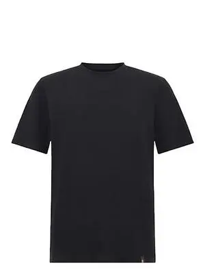 Boggi Milano Crewneck Short-sleeve Supima Cotton T-shirt - Charcoal