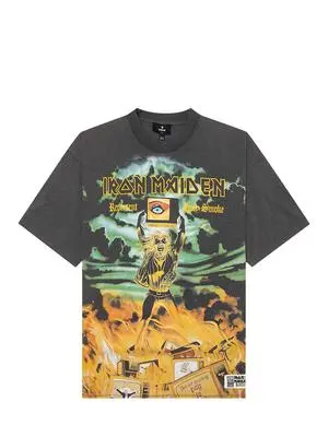 REPRESENT X Iron Maiden Holy Smoke T-shirt - Grey