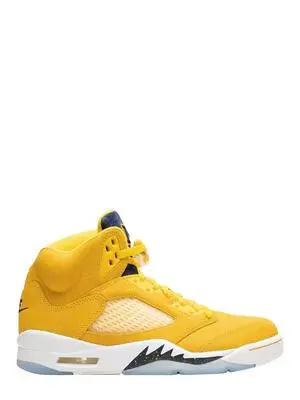 JORDAN 5 Retro 'ncaa Pack Michigan' Sample - Yellow