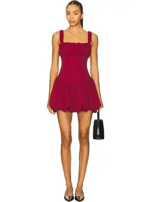 MORE TO COME Blair Mini Dress - Dark Red